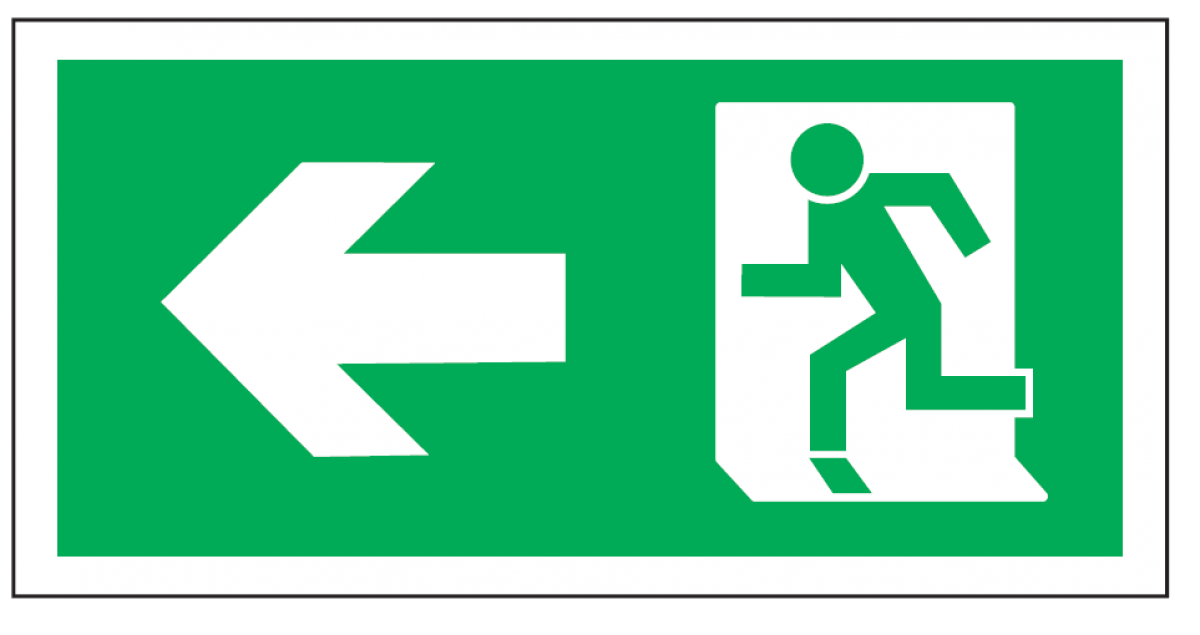 FLUGTVEJSSKILT PLAST 100-300 MM