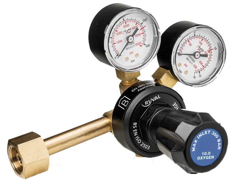 Reduktionsventil AGA Ryval regulator Oxygen | SB Værktøj