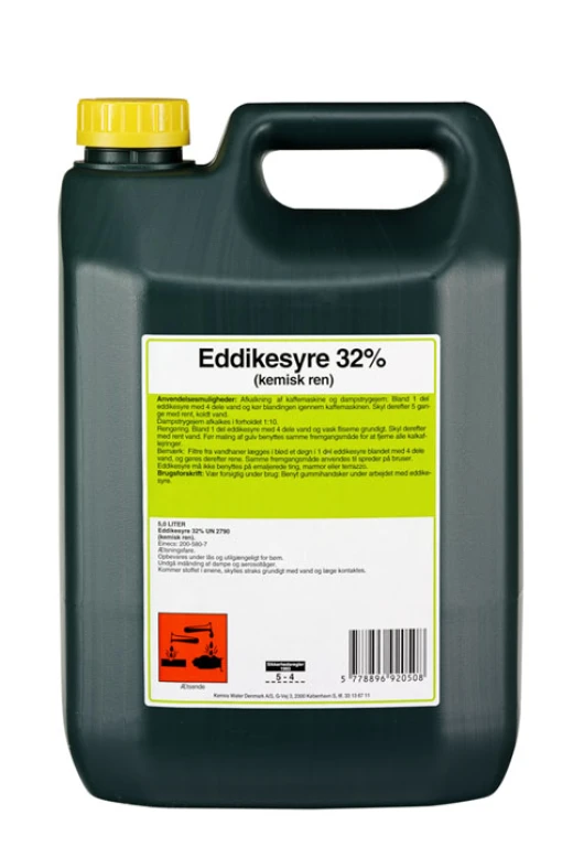 Eddikesyre Roma 32% 5 liter | SB Værktøj