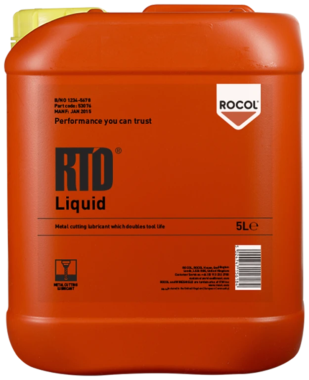 Skæreolie Rocol RTD Liquid 5 ltr | SB Værktøj