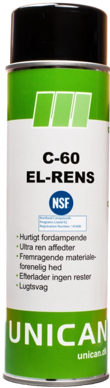 El-Rens Unican C-60 500 ml | SB Værktøj