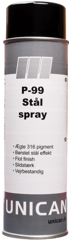 STÅLSPRAY UNICAN P-99 500ML | SB Værktøj
