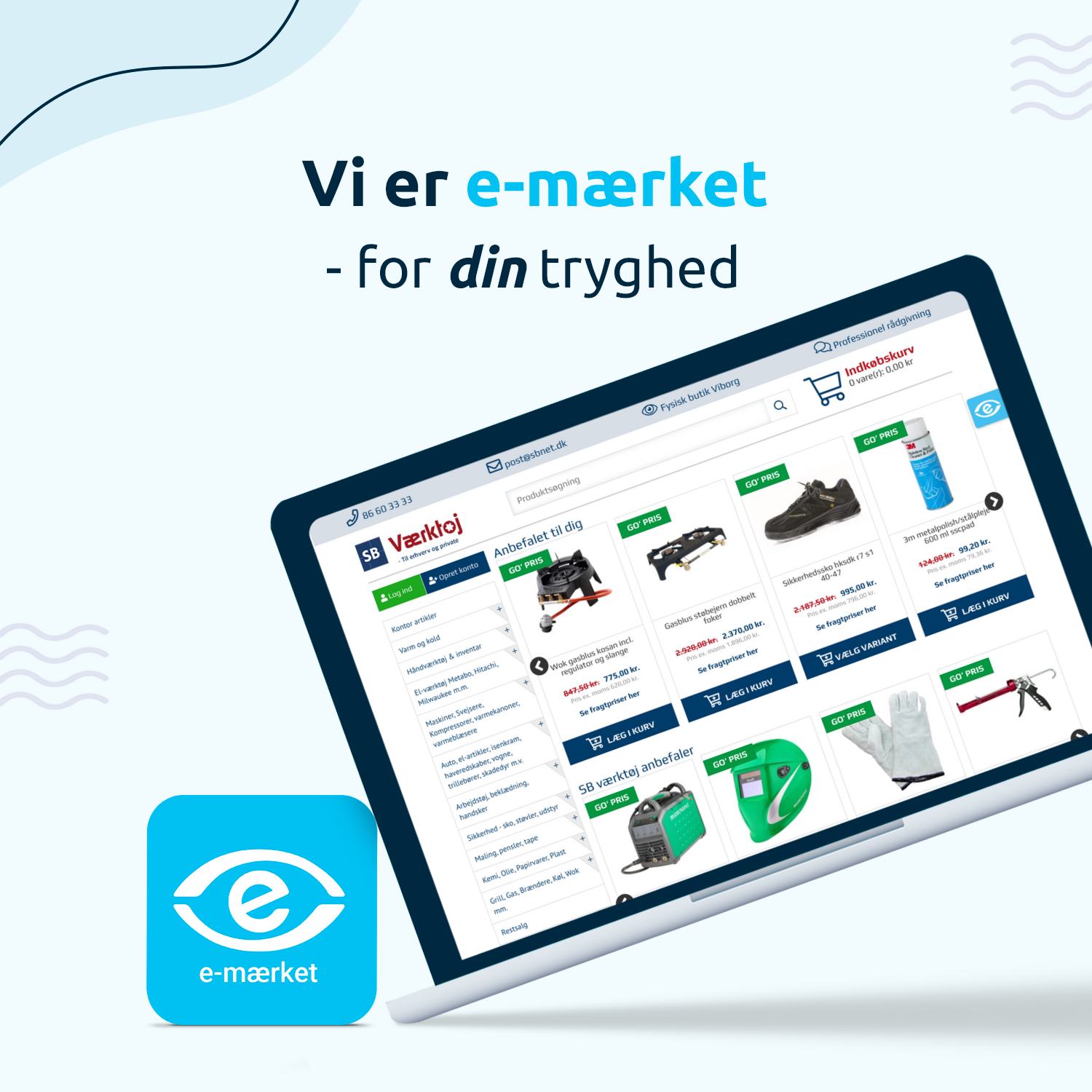 Salg til både erhverv og privat | SB Værktøj